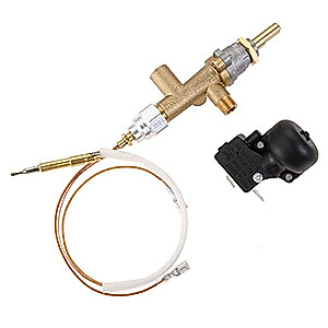 Lemfema Propane Gas Patio Heater Repair, Replacement Parts for Thermocouple Sensor & Dump Switch Controls Safety Kit,Main Control Valve with Pilot Port Kit
