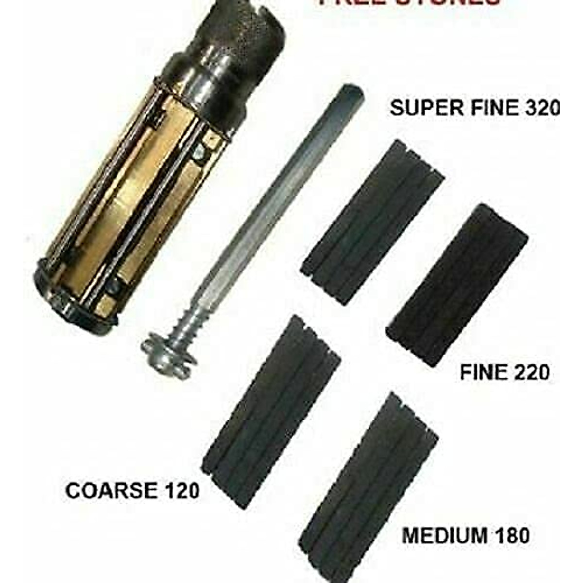 R&D BLOCK CYLINDER ENGINE HONE KIT 2.5"-5.5" HONING MACHINE WITH 4x HONING STONE 1