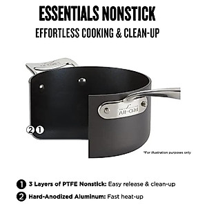 All-Clad Essentials Nonstick Cookware (10.5 Inch Fry Pan)