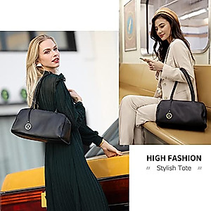 Kattee Leather Purses and Handbags for Women Small Top-handle Tote Bag Satchel Shoulder Bag