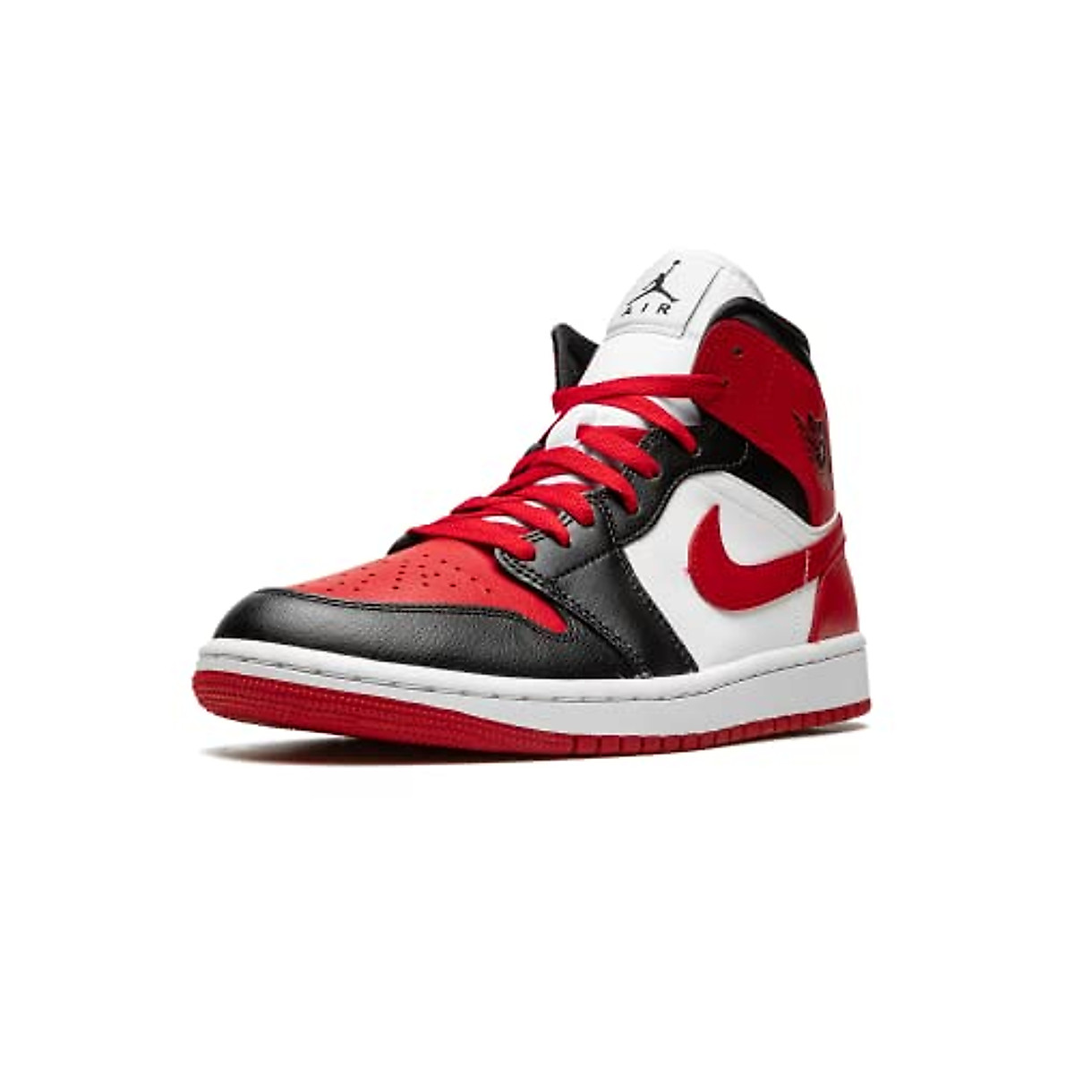 Jordan Womens Air 1 Mid BQ6472 079 Bred Toe - Size 6W