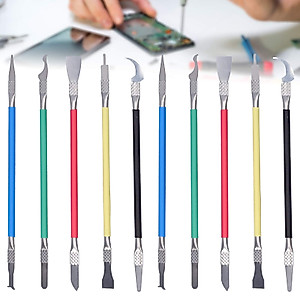 wendeekun 2Set CPU Glue Remover Knife, 5 in 1 IC Chip Repair Thin Blade CPU NAND Remover BGA Maintenance Knife Glue Remover for Cell Phone, LCD, Tablet and More (5 in 1)