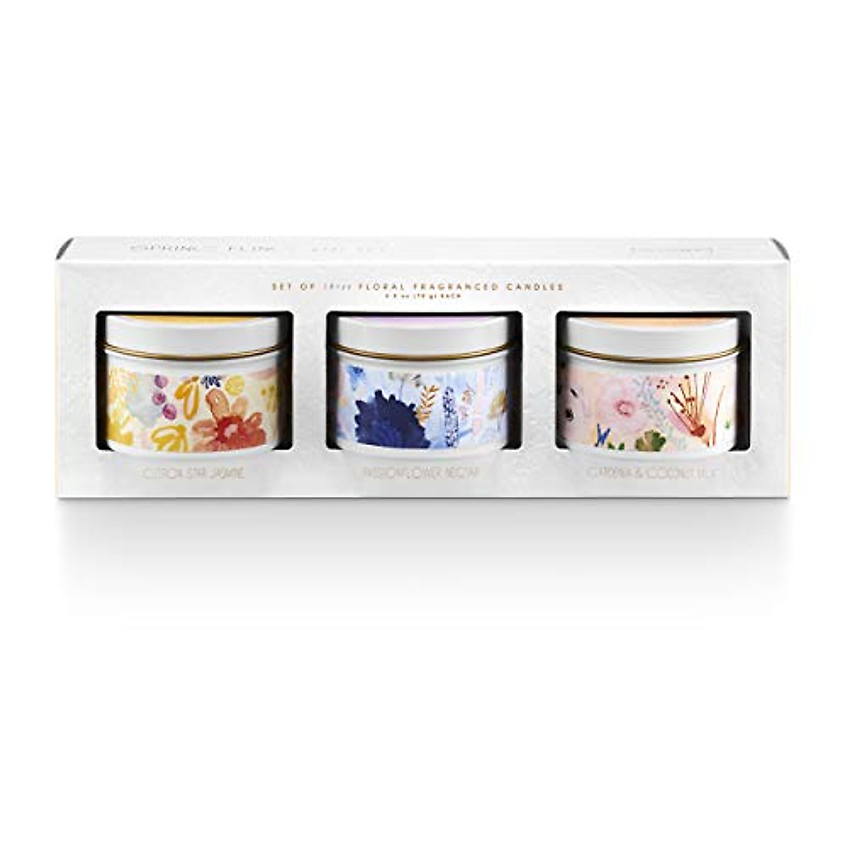 Illume Spring Fling Collection, 3-2.5 oz Votive Candle Set, Gift, Multi-Colored