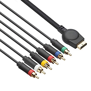 GREATLINK 6FT Component AV Cable 6RCA plug Premium High Resolution HDTV Component RCA Audio Video Cable Compatible with PlayStation 3 PS3 and PlayStation 2 PS2 Gaming Console