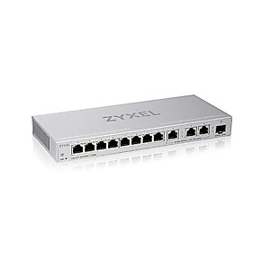 Zyxel 12-Port Web-Managed Multi-Gigabit Switch | 3X 10 | 1x 10G SFP+ [XGS1250-12]