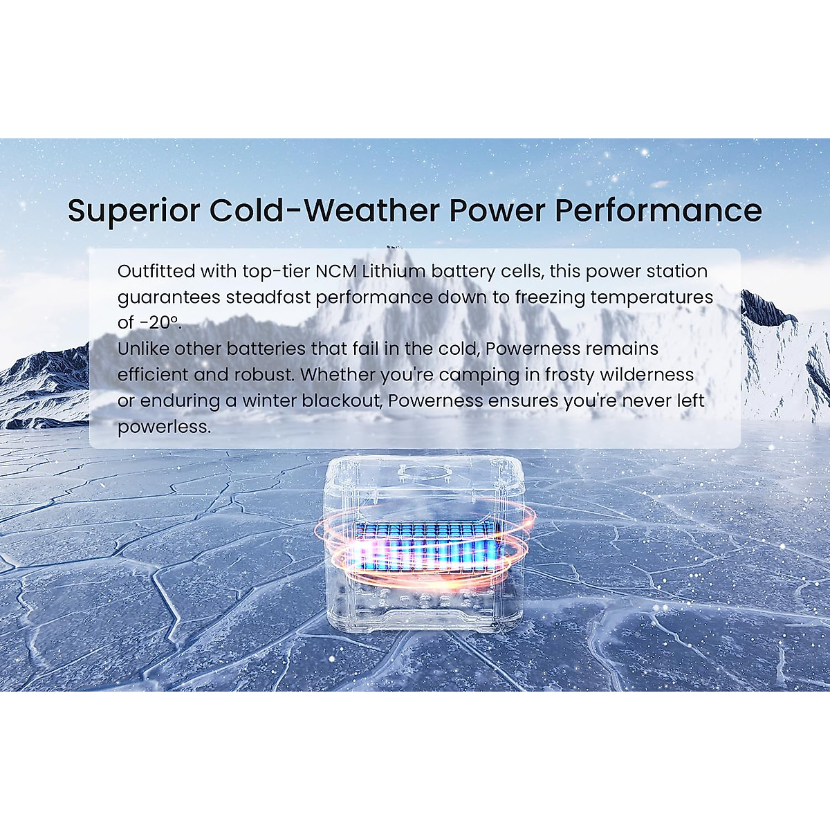 Powerness Portable Power Station Hiker U300 Solar Generator 296Wh Battery Powered Generator with 2x300W AC Outlets (Surge Power 600W) and PD 60W In/output for Outdoor Camping