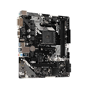 ASRock AMD Ryzen AM4 Compatible with A320 Chip MicroATX Motherboard A320M-HDV R4.0