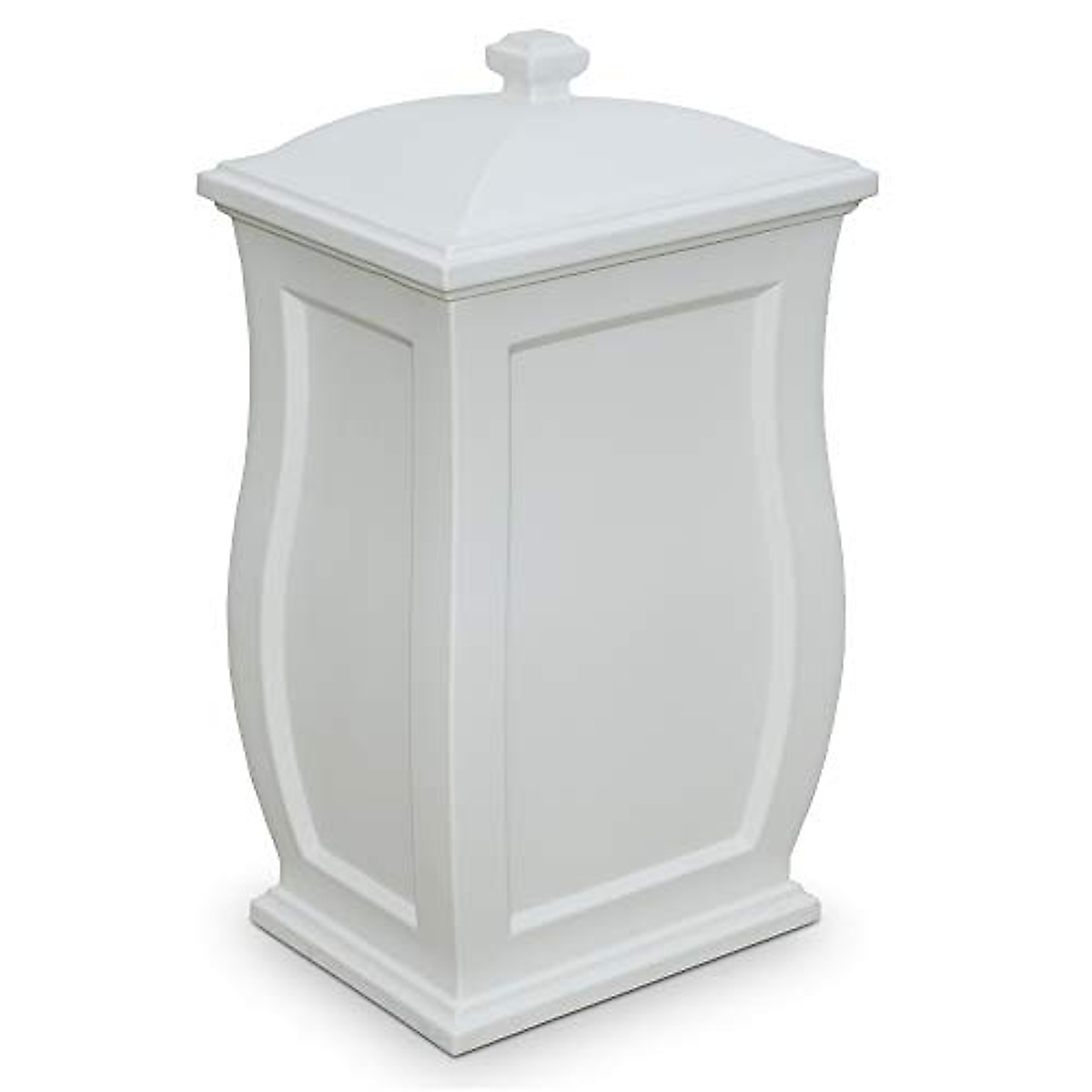 Mayne Mansfield Multi-Purpose Storage Bin - 20in x 20in x 38in - 45 Gallons of Storage Capacity - Polyethylene (5861-W)