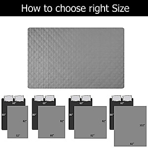 Ameritex Waterproof Dog Bed Cover Pet Blanket for Furniture Bed Couch Sofa Reversible