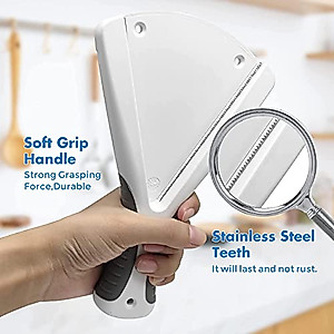 Ophaq Jar Opener, Jar Bottle Opener, Jar Lid Opener Tool, Jar Lid Opener for Seniors & Weak Hands, Under Cabinet Jar and Bottle Opener Tool, Jar Opener for Weak Hands Or Seniors With Arthritis