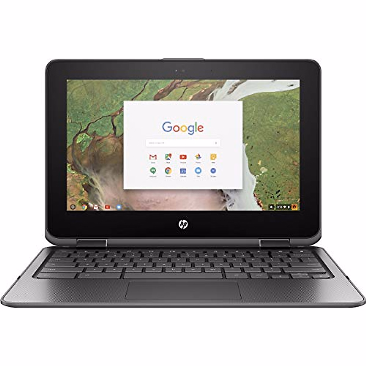 HP Chromebook x360 11.6 HD IPS Touch Screen Intel 3350 Wi-Fi 16GB eMMC 4GB Gray (Renewed)