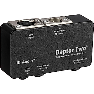JK Audio Daptor 2 (DAP2) Wireless Phone Audio Interface for use with Cell / Cordless Phones