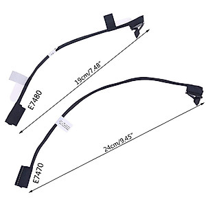 Sara-u Laptop Replacement Battery Cable Line Compatible for -Dell Latitude E7470 E7480 Computer