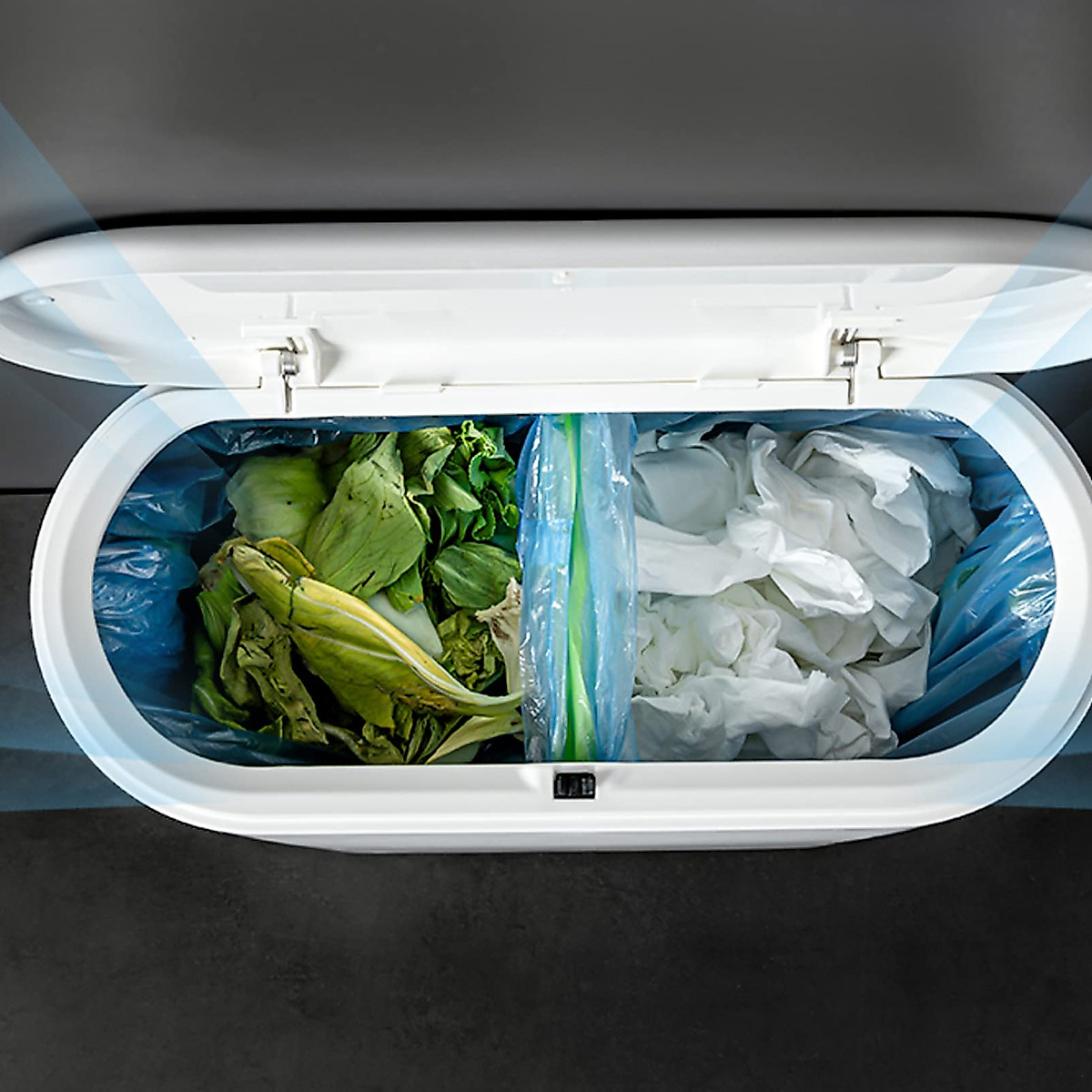 50pcs Latches Push-Type Can for Replacement Bin Lid Trash Self- Clamp Lock Bucket Type Parts Basket Garbage Anti- Universal Fixation Tools Buckle Locking Re Buttons