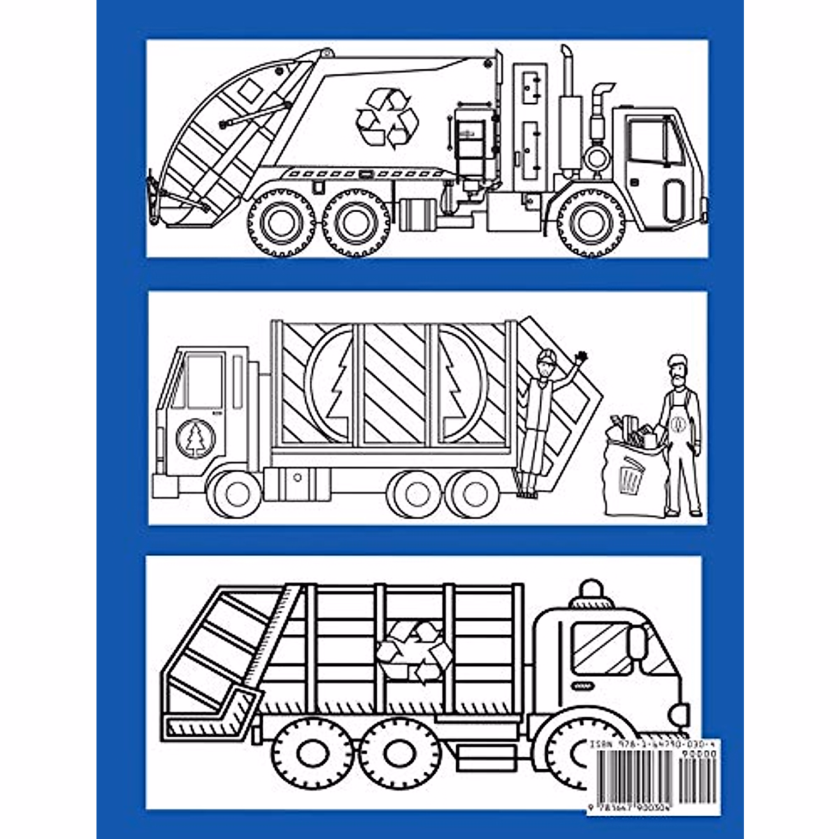 Garbage Truck Coloring Book