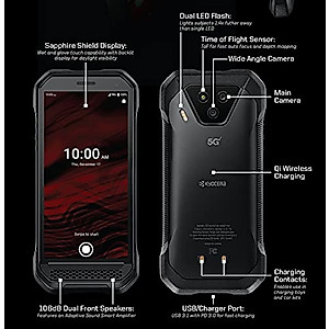 Kyocera DuraForce Ultra 5G UW E7110 | Ultra Rugged 5G Smartphone for Use on The Verizon Wideband Network
