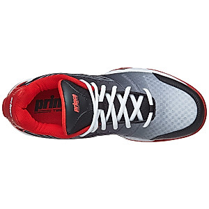 Prince T22 Lite Bk/Wh/Rd Men's Shoe 12.0