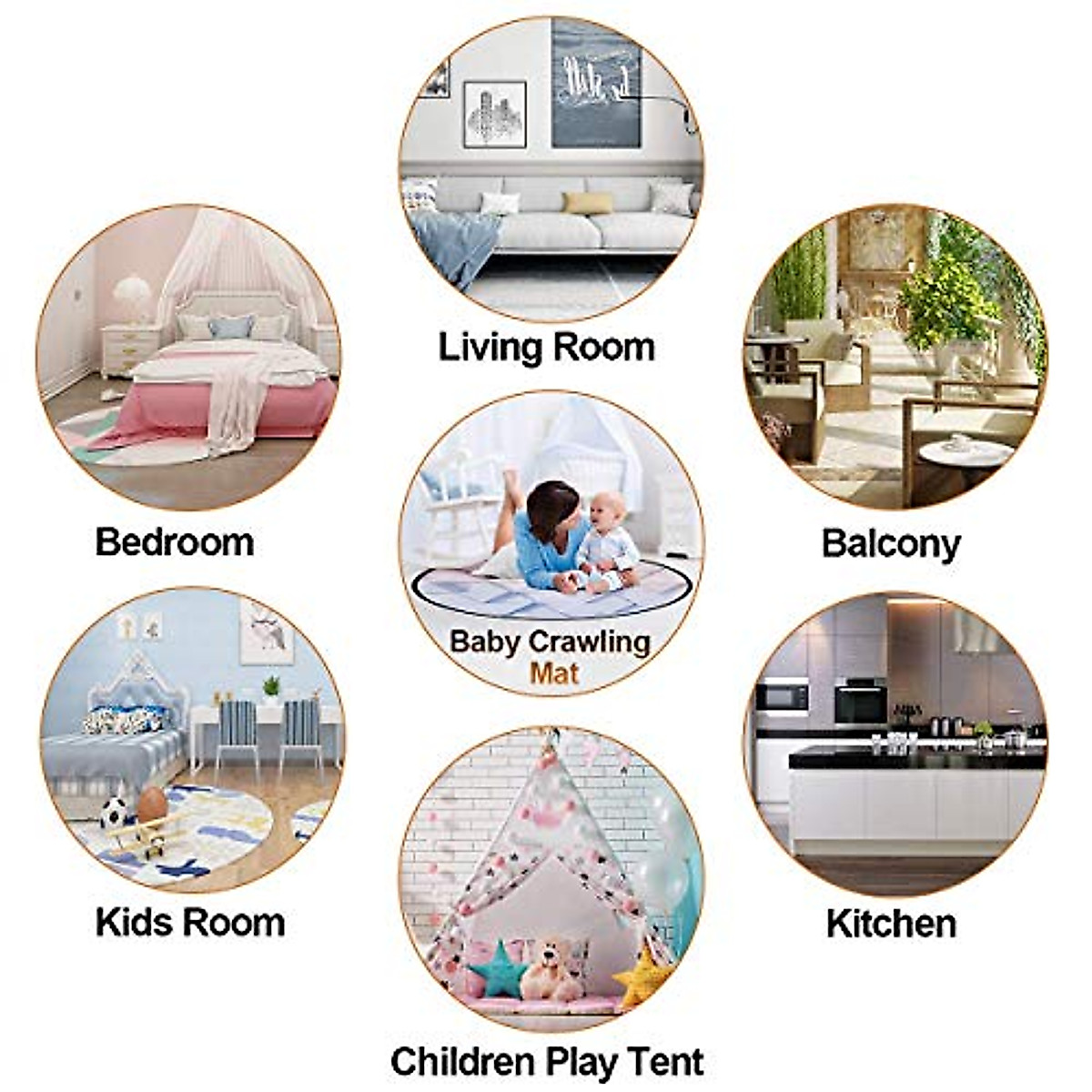 AGONA Area Rug Beautiful Hummingbirds Exotic Flowers Round Rugs Non Slip Soft Circle Floor Mat Carpets for Bedroom Kids Rooms Living Room Playroom 3 Feet