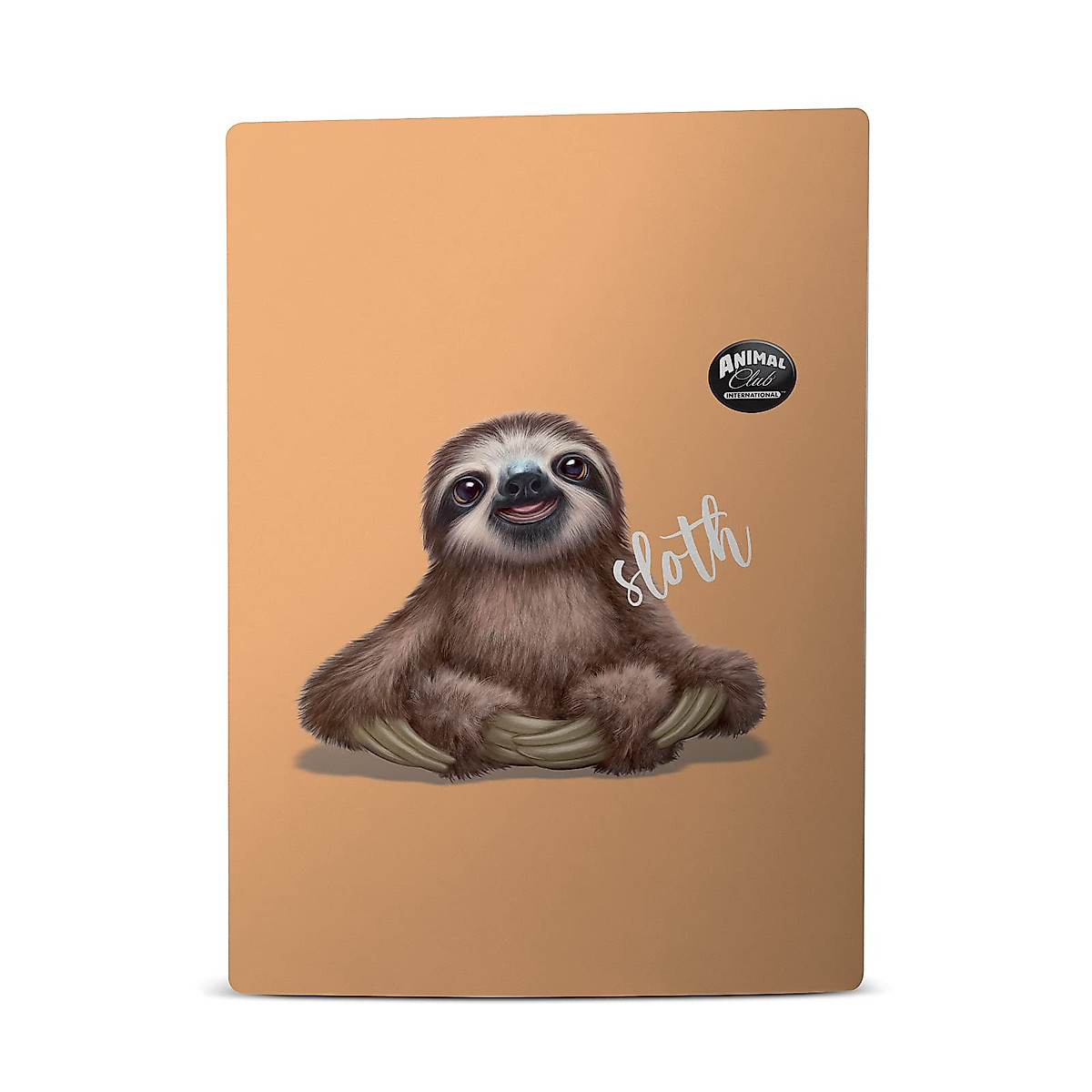 Head Case Designs Officially Licensed Animal Club International Sloth Faces Vinyl Faceplate Sticker Gaming Skin Decal Compatible With Sony PlayStation 5 PS5 Disc Edition Console & DualSense Controller