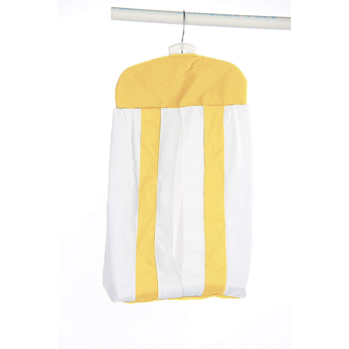 Baby Doll Bedding Modern Hotel Style Crib Diaper Stacker, Yellow