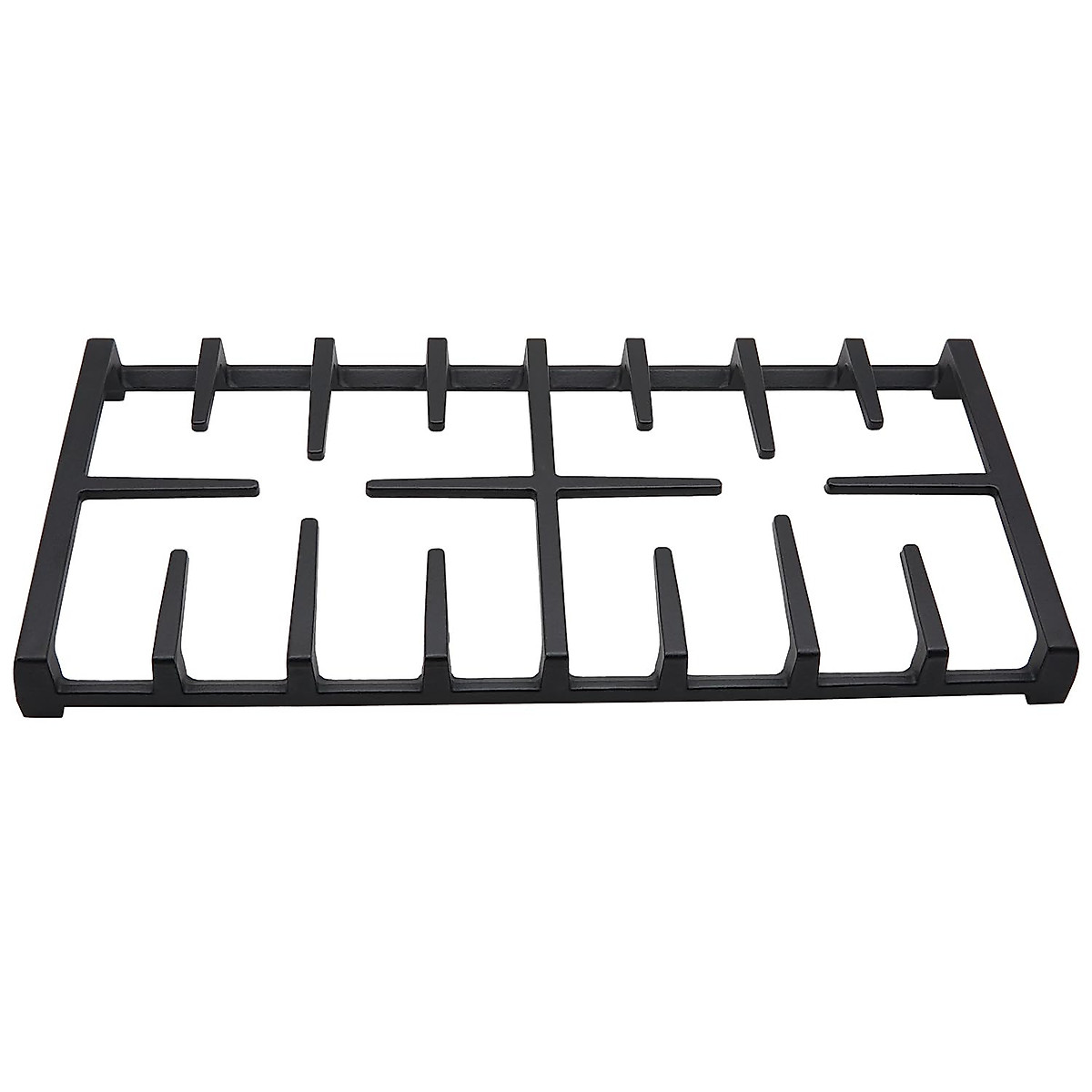 Siwdoy WB31X27150 Range Surface Burner Grate, Center Grate Compatible With GE Stove Replaces WB31X24737, Cast Iron Rack Matte Black Finish