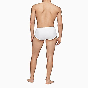 Calvin Klein Men's Cotton Classics 4-Pack Brief, 4 White, XL