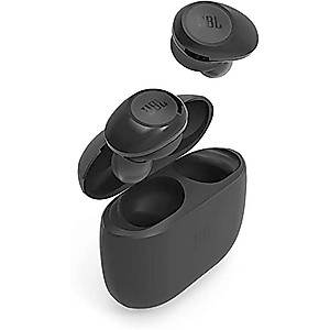 JBL Tune 125TWS True Wireless in-Ear Headphones - JBL Pure Bass Sound, 32H Battery, Bluetooth, Fast Pair, Comfortable, Wireless Calls, Music, Bundle with Deluxe Hardshell Case