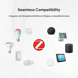 Sengled Zigbee Smart Light Bulbs, Smart Hub Required, Works with SmartThings and Echo with Built-in Hub, Voice Control with Alexa and Google Home, Color Changing 60W Eqv. A19 Alexa Light Bulb, 6 Pack