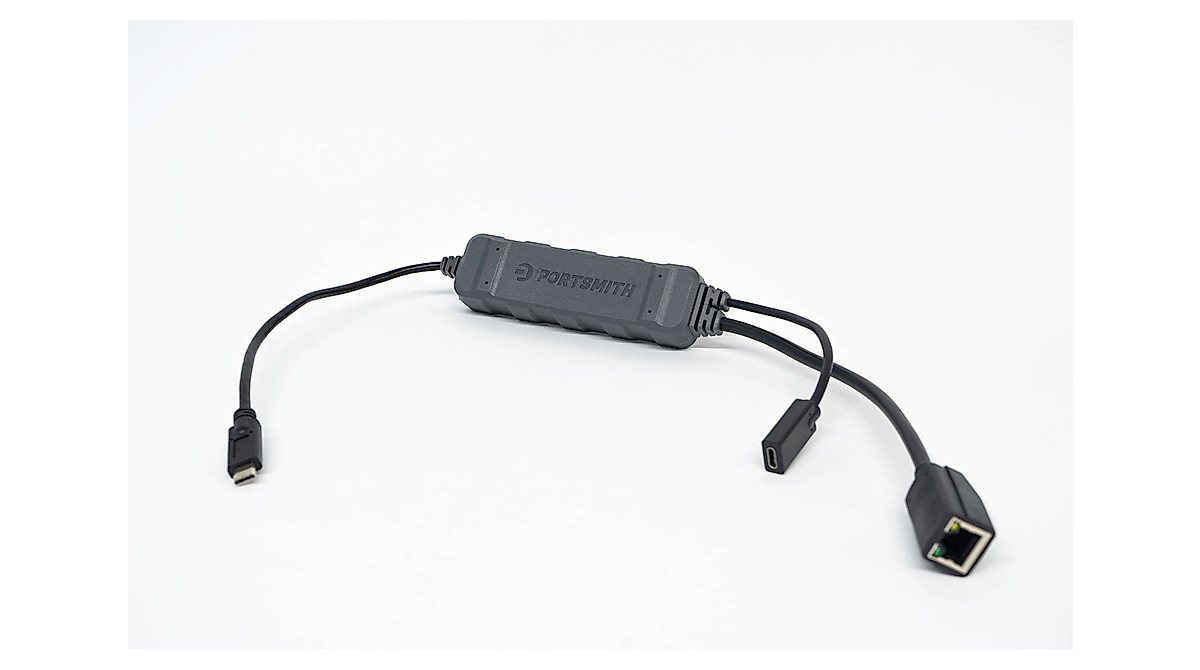 Rugged USB-C to Ethernet Adapter - Portsmith PSPA1C1GE-R