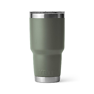 YETI Rambler 30 oz Tumbler, Stainless Steel, Vacuum Insulated with MagSlider Lid, Camp Green