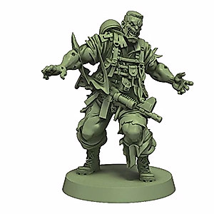 Zombicide 2nd Edition Zombie Soldiers Zombie Set - Shooter Walkers Expansion! Cooperative Strategy Game, Ages 14+, 1-6 Players, 1 Hour Playtime, Made by CMON