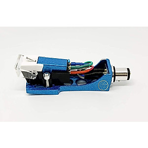 Cartridge and Stylus, needle and Sea Blue Headshell with mounting bolts for Technics SL-1200, SL-1210, SL-1600, SL-1610, SL-1700, SL-235, SL-23A, SL-B2, SL-B202, SL-B205, SL-B3