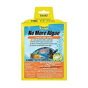 Tetra No More Algae Tablets, 8 tablets, Controls Algae in Aquariums