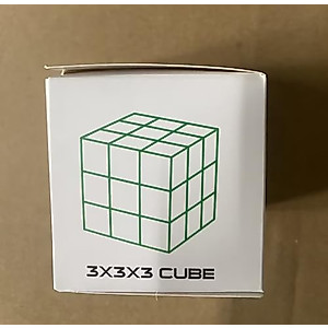 Full Size 3x3x3 Speed Cube Set, 2.2in Puzzle Party Favors Toy Stickerless Magic Cube Set, School Classroom Prize for Students, Birthday Party Stocking Stuffers Gifts for Kids Teens Adults (1 Pack)