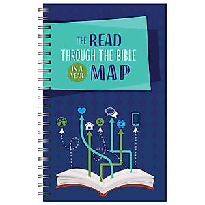 The Read through the Bible in a Year Map (General) (Faith Maps)