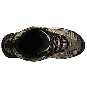 Merrell Men's Yokota 2 Mid Waterproof Hiking Boot, Olive/Herb, 11.5 M