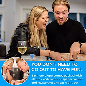 Escape Mail - Escape Room Game | Escape Room Kit, Family Escape Room Game | Ages 15+, 1-4 Players | Mail Game | DIY Escape Room | Fun Adults & Teens Mystery Game - Standard - Episode 1