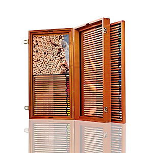 Derwent Lightfast Colour Pencils, Professional Quality, Wooden Box Set of 100, 2305693