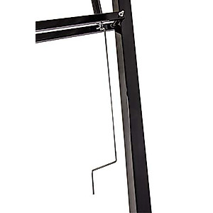 Goalsetter Elite Plus 54” Tempered Glass Backboard In-Ground Basketball Hoop - HD Breakaway Rim, Black (TS44154G3)