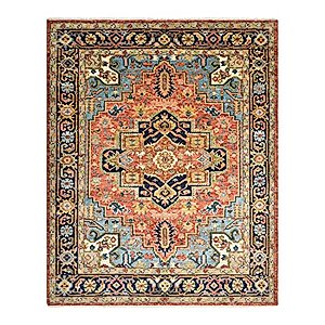 Handmade Serapi Traditional Rust Area Rug 8 x 10
