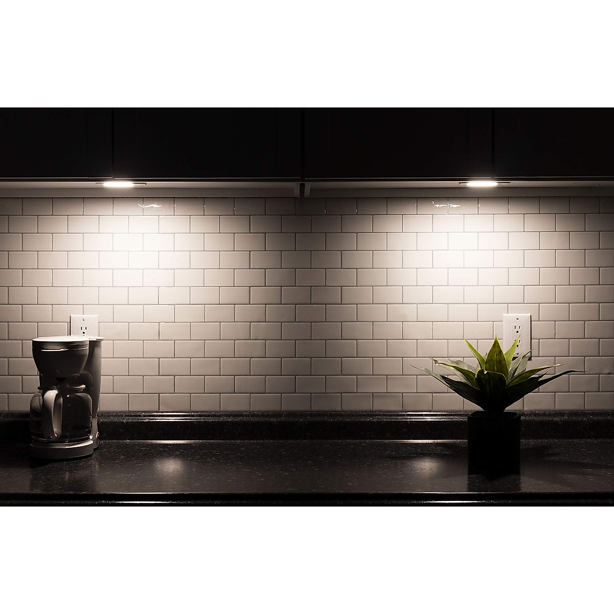 Energizer LED Under Cabinet Light, Battery Operated, Dimmable, Manual On/Off, Wireless, Wall Magnet Mount, Under The Counter Lights, Stick on Light, 45454