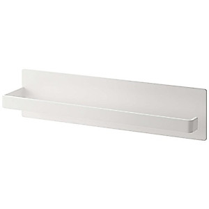 Yamazaki KT-PL AK WH Plate Magnetic Paper Towel Holder, 約W6×D5.5×H24.5cm, White