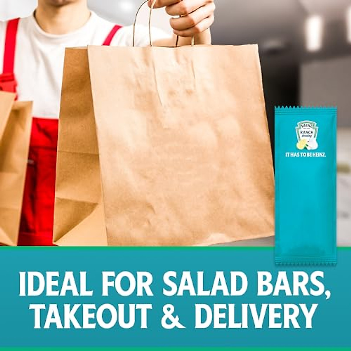 Heinz Ranch Single Serve Packet (0.42 Oz Packets, Pack of 200)