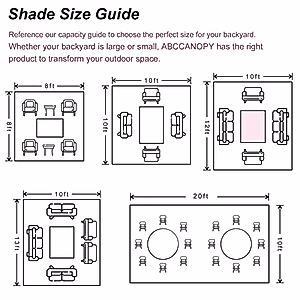 ABCCANOPY 10x12 Outdoor Gazebo - Patio Gazebo with Mosquito Netting, Outdoor Canopies for Shade and Rain for Lawn, Garden, Backyard & Deck (Khaki)