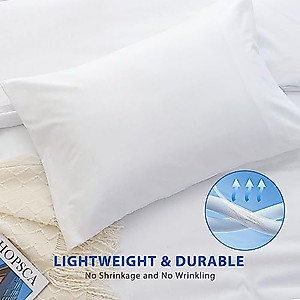 MUXHOMO Duvet Cover Queen Size, White Duvet Set Queen 3 Pieces, Cooling Queen Size Duvet Covers Set, Brushed Microfiber Comforter Cover with Zipper Closure and 2 Pillow Cases (90"×90")