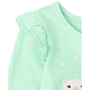 The Children's Place baby girls The Children's Place and Toddler Long Sleeve Fashion Top Multipacks Shirt, Mermaids Tale, 3T US