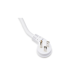 Power Strip 6 Outlet Surge Protector 2-Pack White with Power Cord by Onn