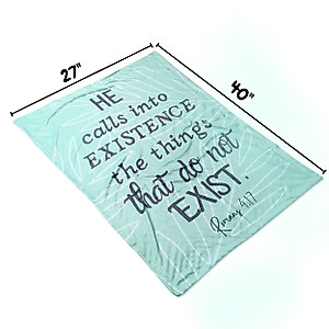 Mr. Pen- Baby Blanket with Bible Verse, 27 X 40 Inch, Unisex, Bible Quote Blanket, Plush Baby Blankets, Soft Baby Blankets, Newborn Blanket, Blanket Baby, Bible Verse Blanket