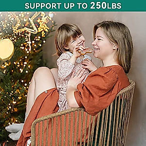 YITAHOME 3-Piece Outdoor Patio Furniture Wicker Bistro Set, All-Weather Rattan Conversation Chairs for Backyard, Balcony and Deck with Soft Cushions, Glass Side Table Gray