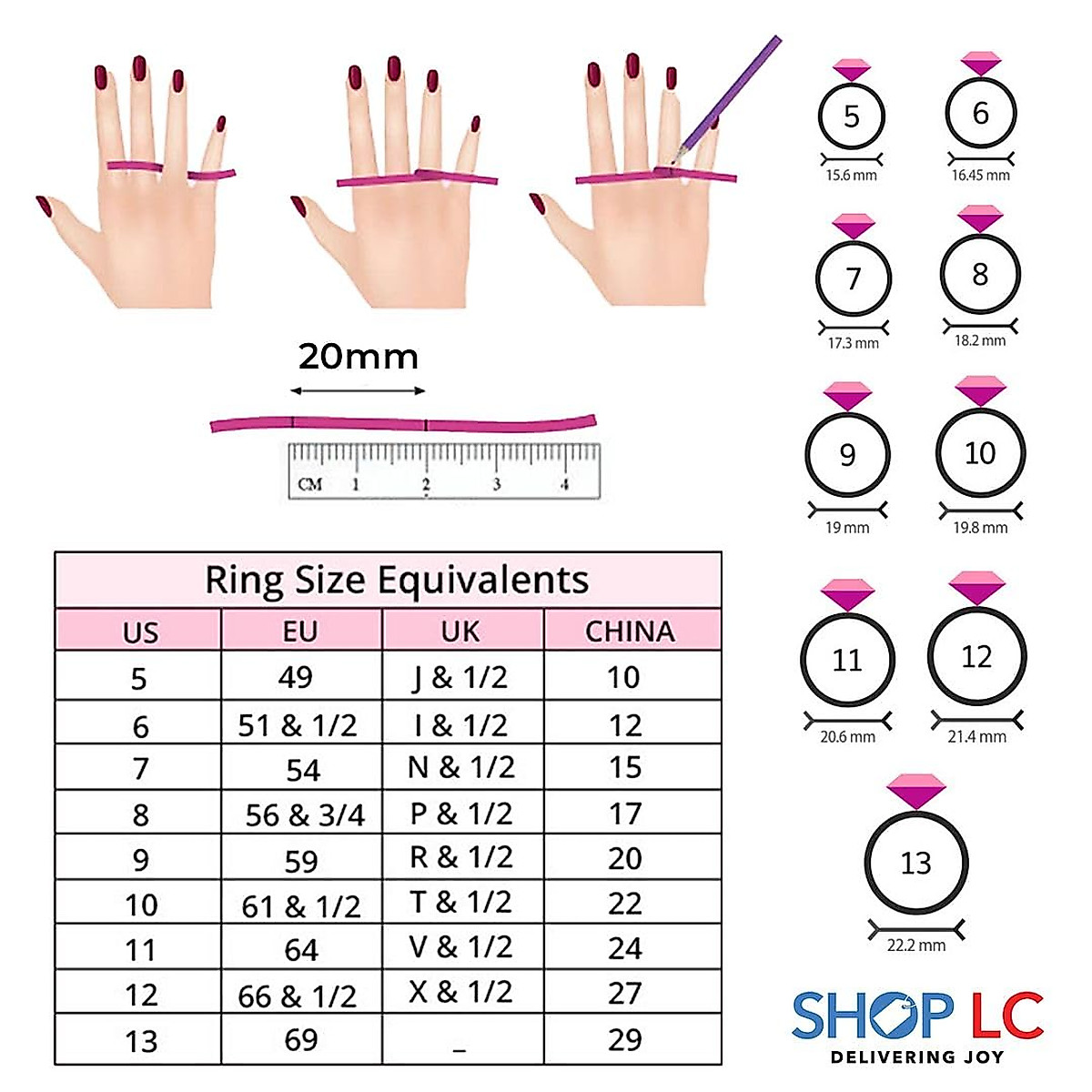 SHOP LC 925 Sterling Silver Engagement Rings Rhodium Plated Cubic Zirconia CZ Wedding Promise Rings for Her Wedding Band for Women Jewelry Ct 3.8 Size 7 Birthday Gifts for Women